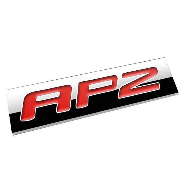 Aluminum Stick On 3D Polished Red Lettering Ap2 Decal Emblem Trim Badg ...