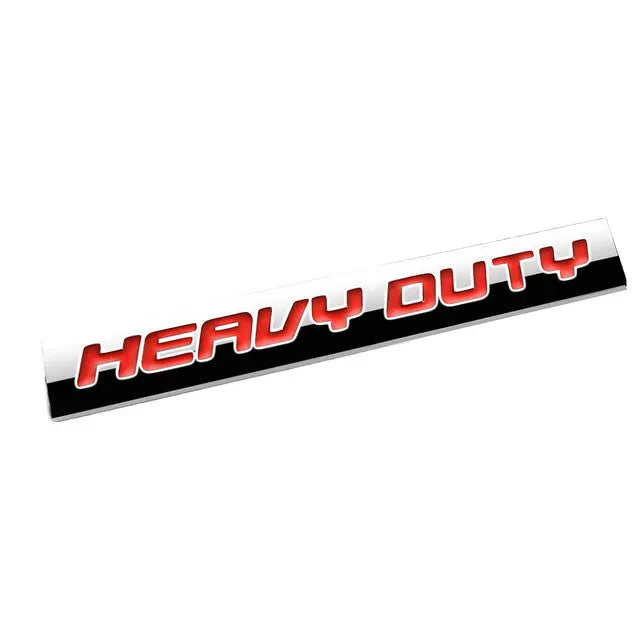 Aluminum Stick On Polished Red Letters Heavy Duty Decal Emblem Trim Ba ...