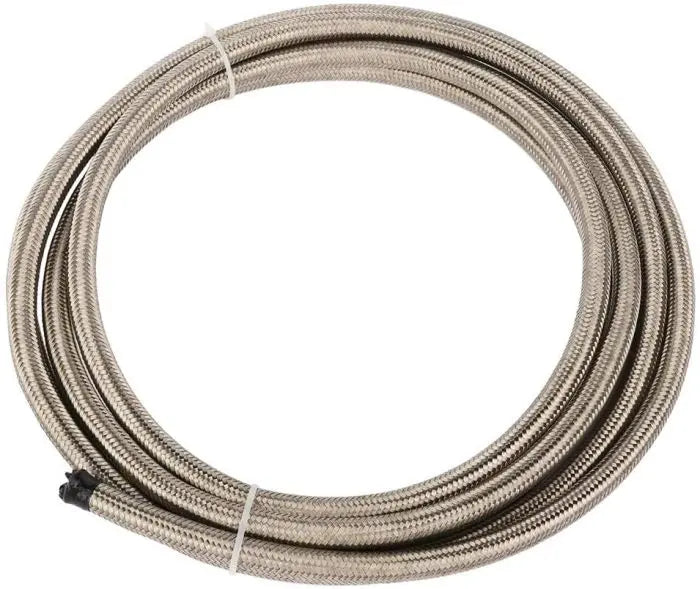 AN6 15Ft Braided Fuel Line Hose stainless steel braided fuel gas pipe ...