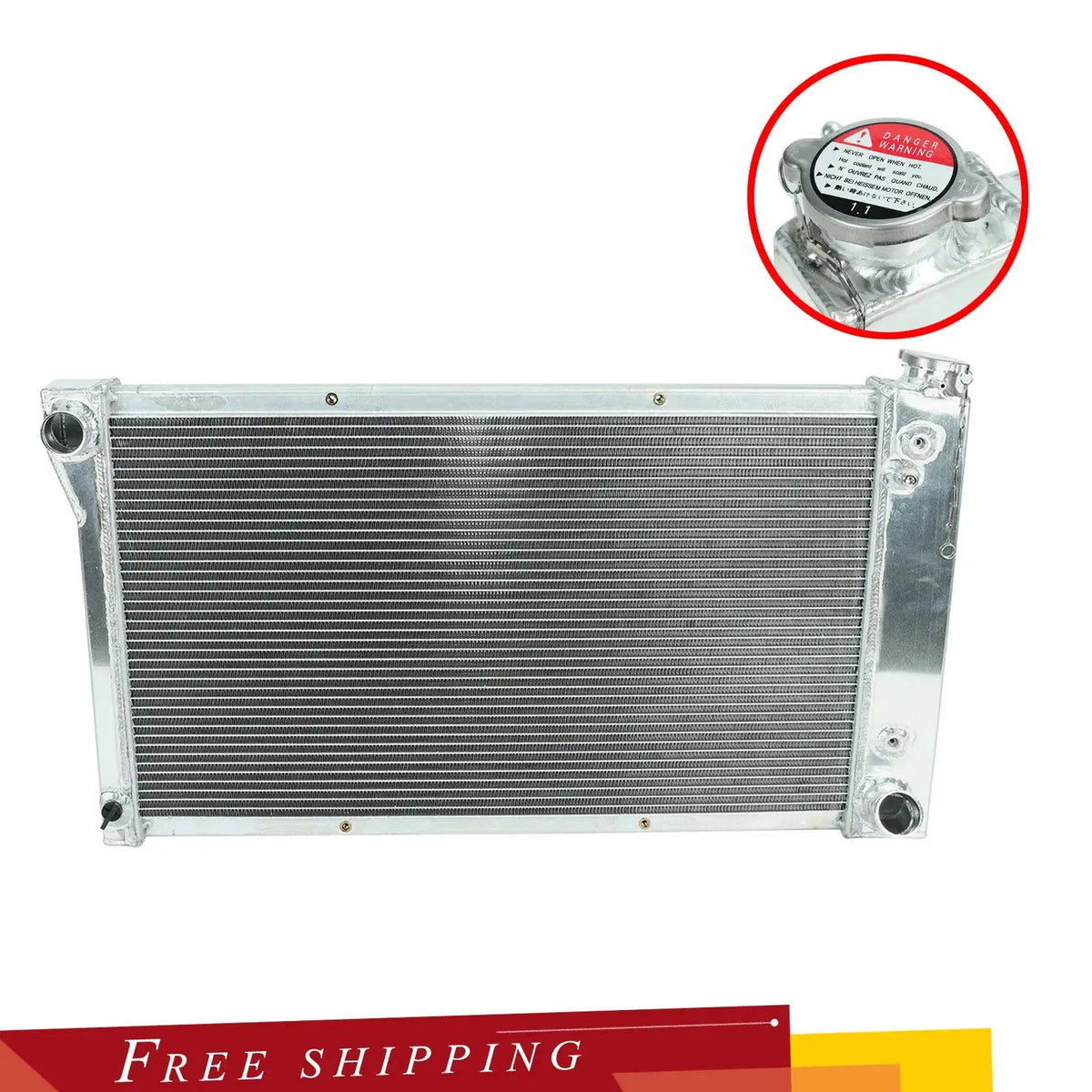 Aluminum Cooling Radiator 3 Row 1967-1972 Chevy GMC C/K Series Pickup ...