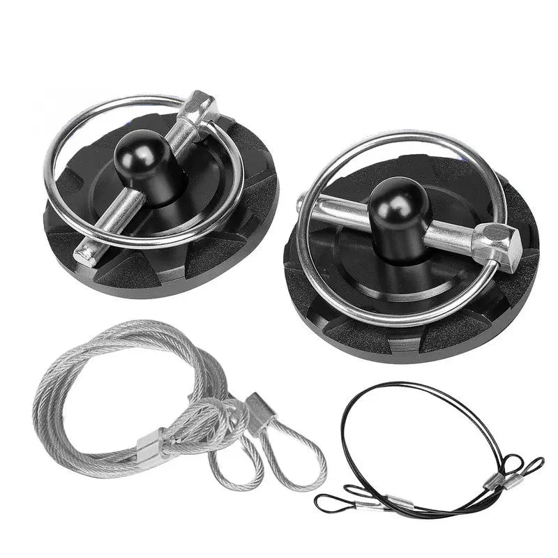 Aluminum Racing Sport Car Security Mount Hood Pin Bonnet Lock Latch Ki ...