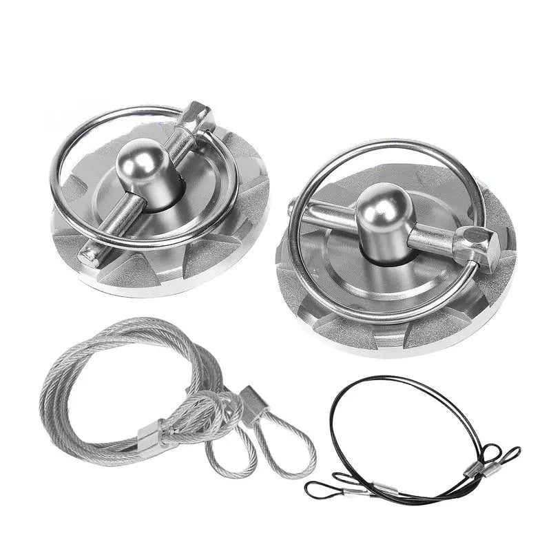Aluminum Racing Sport Car Security Mount Hood Pin Bonnet Lock Latch Ki ...
