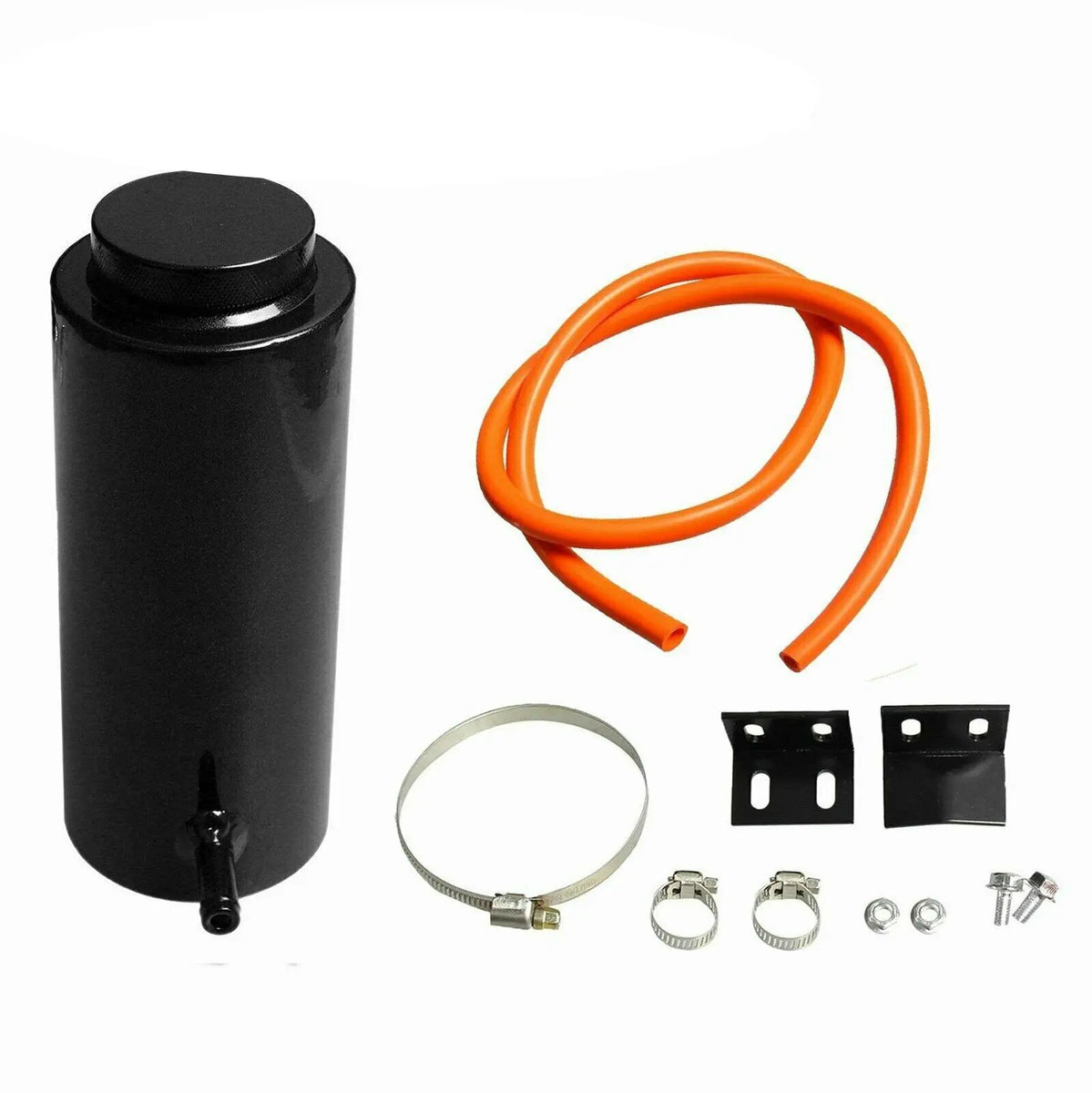 Aluminum Radiator Coolant Catch Tank Overflow Reservoir Black 800Ml Un ...