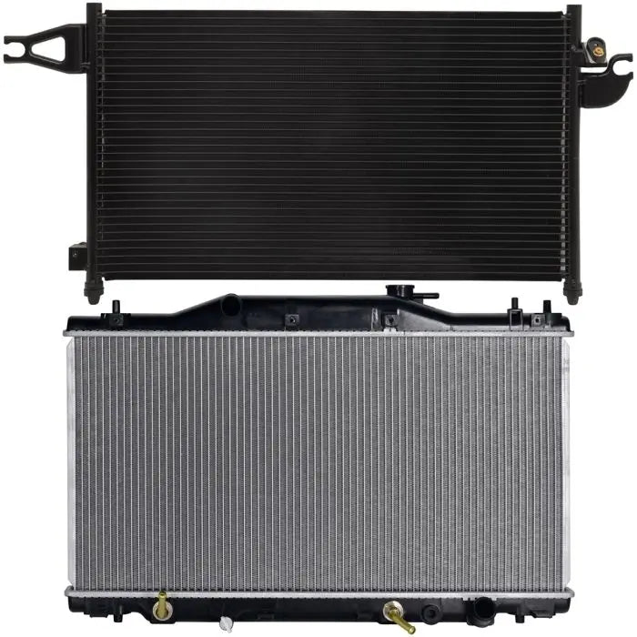 Aluminum Radiator & AC Condenser Cooling Kit 02-06 Acura RSX – Dynamic ...
