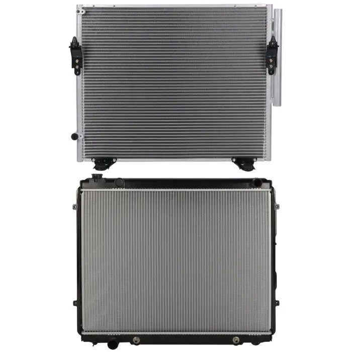 Aluminum Radiator & AC Condenser Cooling Kit 2006 Toyota Tundra ...