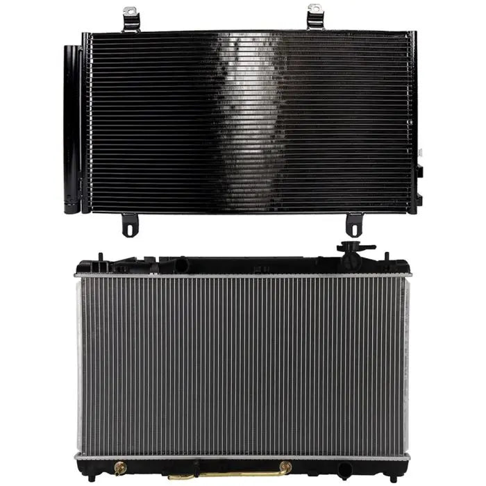 Aluminum Radiator & AC Condenser Cooling Kit 2007-2011 Toyota Camry ...