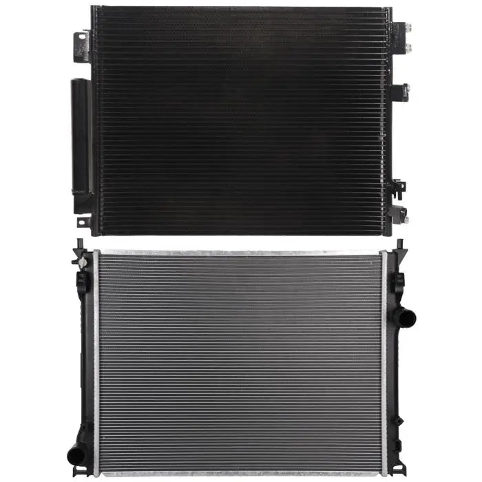 Aluminum Radiator & AC Condenser Cooling Kit 2011-2016 Chrysler 300 ...