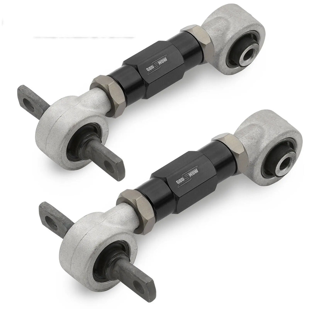 Black Jdm Rear Adjustable Camber Arm Kit Bar For 1988-2000 Civic Crx Ef ...