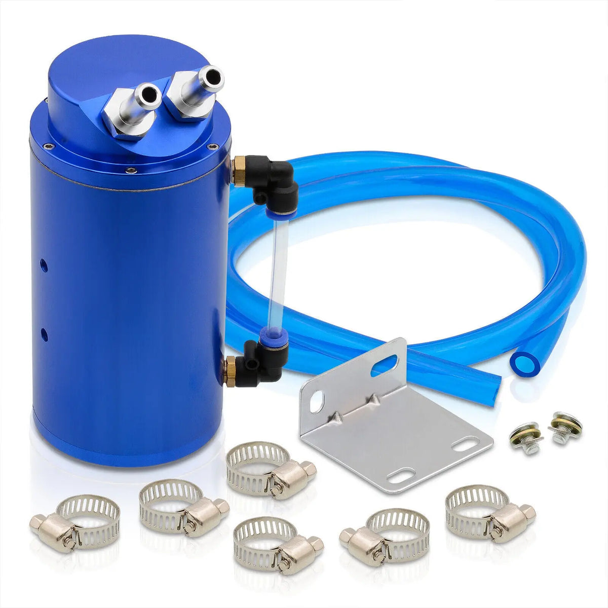 Blue 350Ml Cylinder Oil Catch Can Tank Drain Plug For Mazda Rx7 Rx8 ...