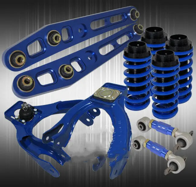 Blue Scaled Coilover Conversion + Front / Rear Camber Kit + Lower ...