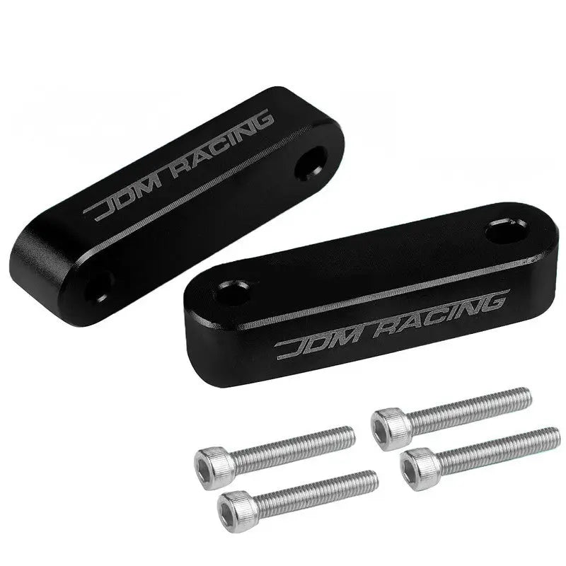 Civic/Integra/Crx Black Aluminum Hood Spacer Riser Kit Set Airflow Inc ...