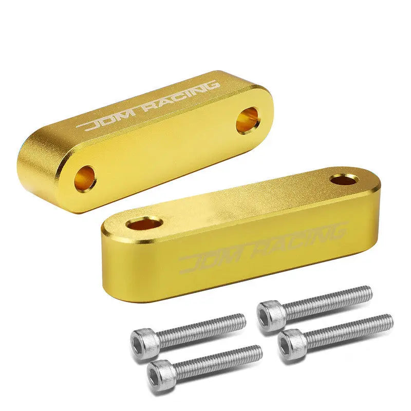 Civic/Integra/Crx Gold Aluminum Hood Spacer Riser Kit Set Airflow Incr ...