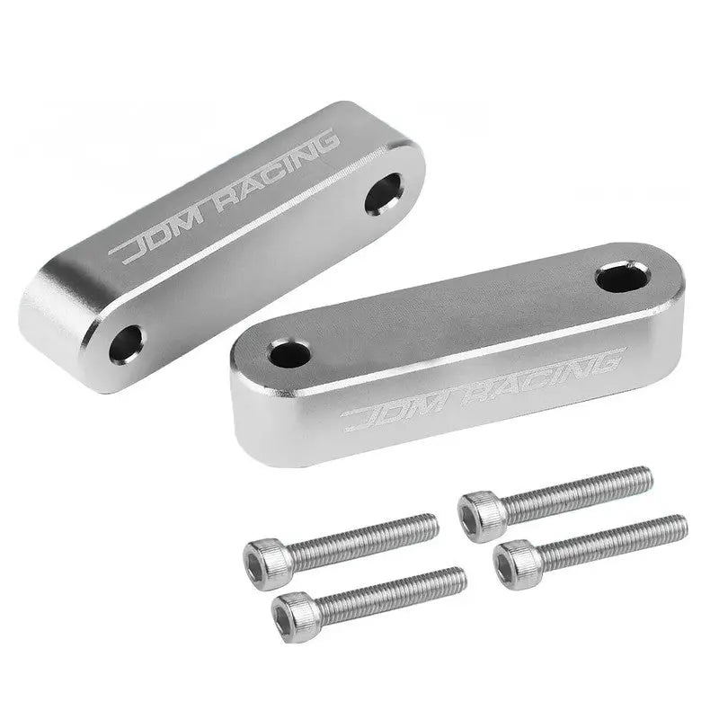 Civic/Integra/Crx Silver Aluminum Hood Spacer Riser Kit Set Airflow In ...