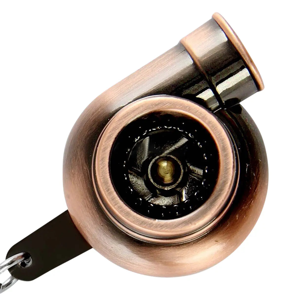 Copper Spinning Turbine Mini Turbo Charger Turbocharger Metal Keychain ...