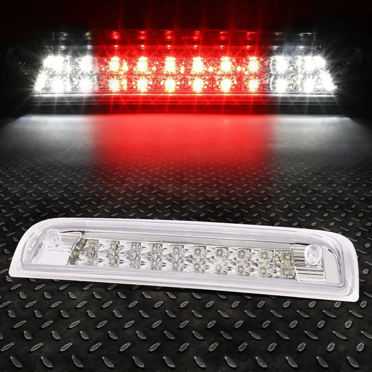 [Dual Row Led]14-20 Silverado Sierra Third 3Rd Tail Brake Light Cargo ...