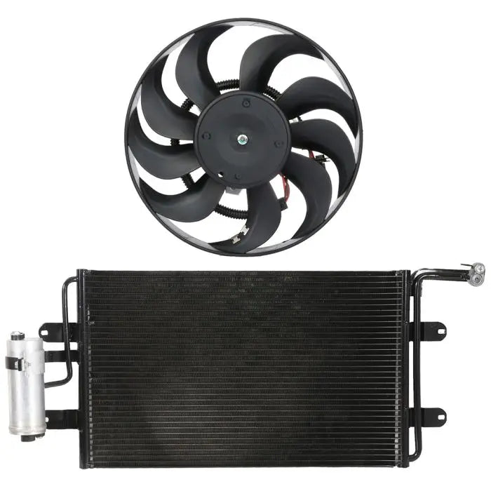 Electric AC Condenser Cooling Fan Kit 2005 2006 2007 Volkswagen Beetle ...