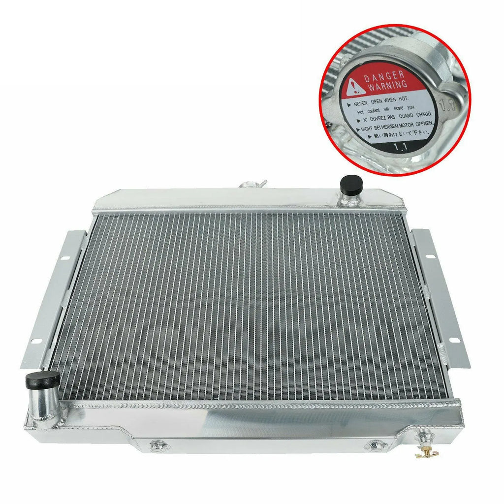 Fit 1972-1986 Jeep Cj5/Cj6/Cj7 3 Row Full Aluminum Core Racing Cooling ...