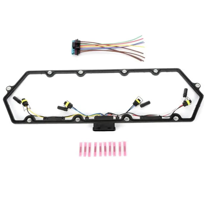 Fits 1999 Ford E-350 Diesel Valve Cover Gasket w/ Injector & Glow Plug ...