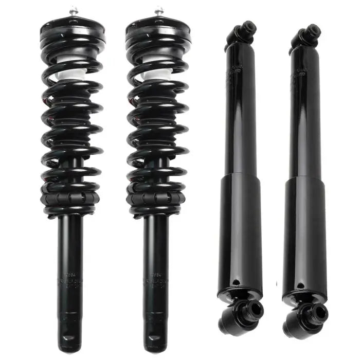 For 10-12 Ford Fusion V6 3.0L 4pc Front Complete Struts Rear Shocks Su ...