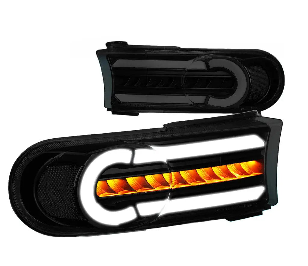 2007-2014 Fj Cruiser 3D Led Drl+Sequential Turn Signal Bumper Light La ...