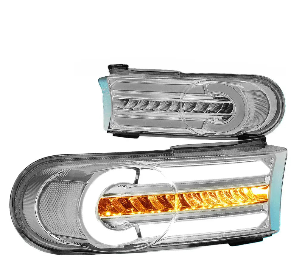 2007-2014 Fj Cruiser Led Drl+Sequential Turn Signal Bumper Light Lamps ...