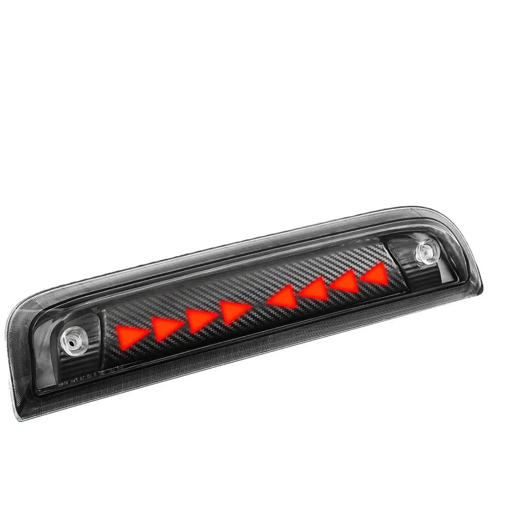 2014-2020 Chevy Gmc Sequential Triangle Led Carbon Fiber 3Rd Brake Lig ...