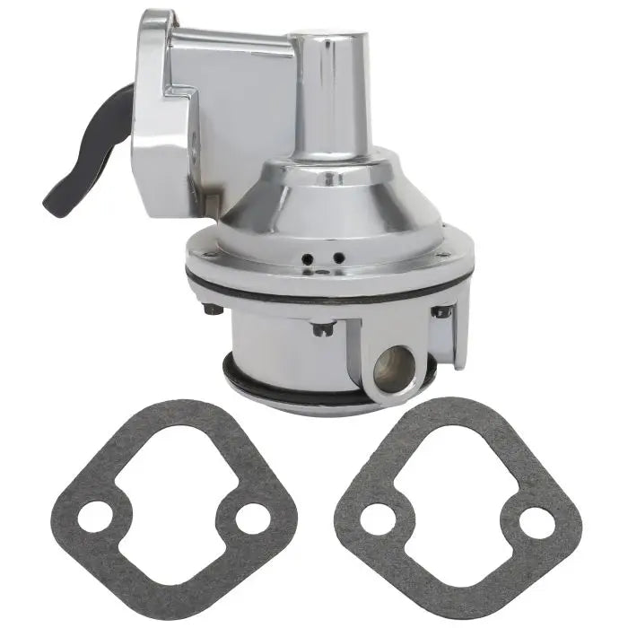 For High Volume Chevy SBC 350 Mechanical Fuel Pump Chrome 3/8" NPT Fit ...