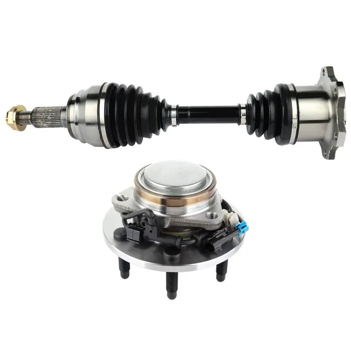 Front LH Or RH Wheel Hub Bearing & CV Axle Shaft For Chevrolet Silvera ...