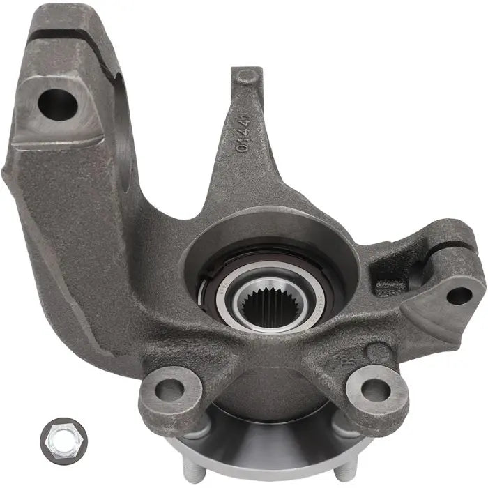 Front Passenger Side Wheel Bearing Hub Knuckle Assembly Fits Ford Focu ...