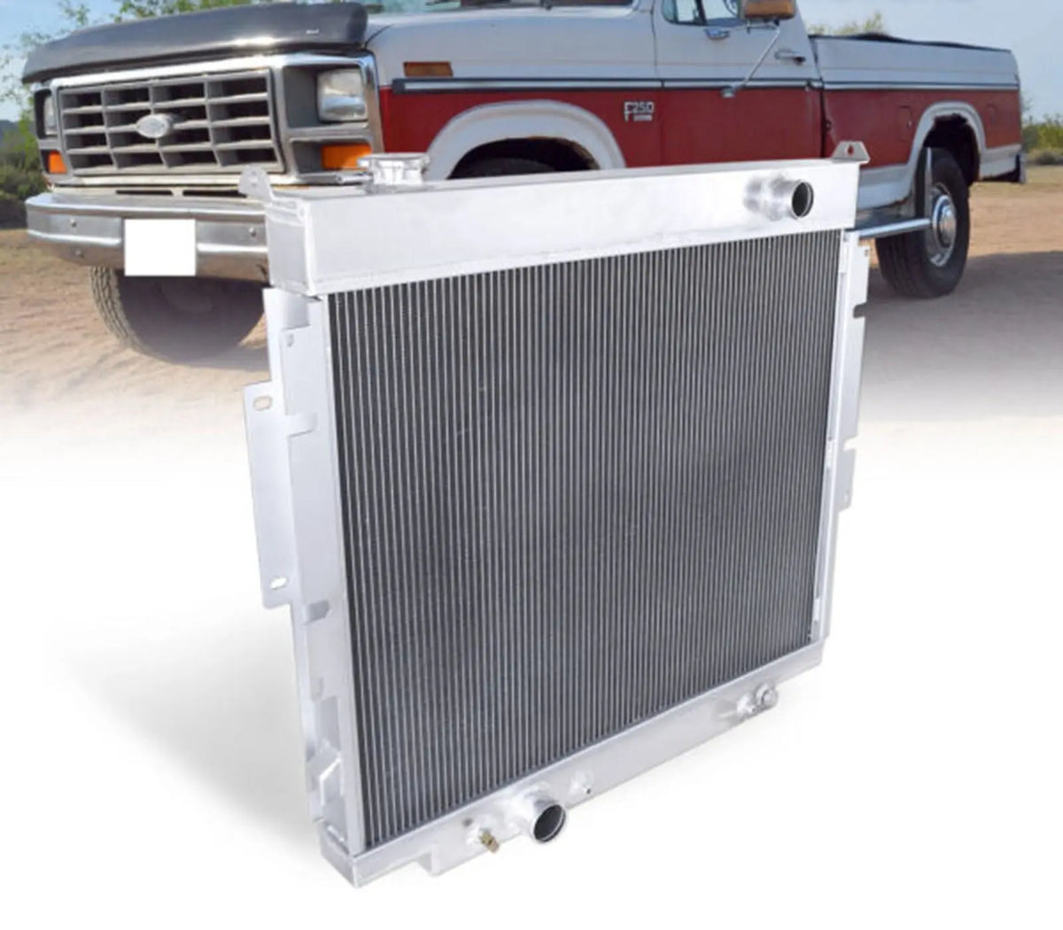 Full Aluminum Cooling Radiator For 1983-1994 Ford F250 F350 6.9L 7.3L ...