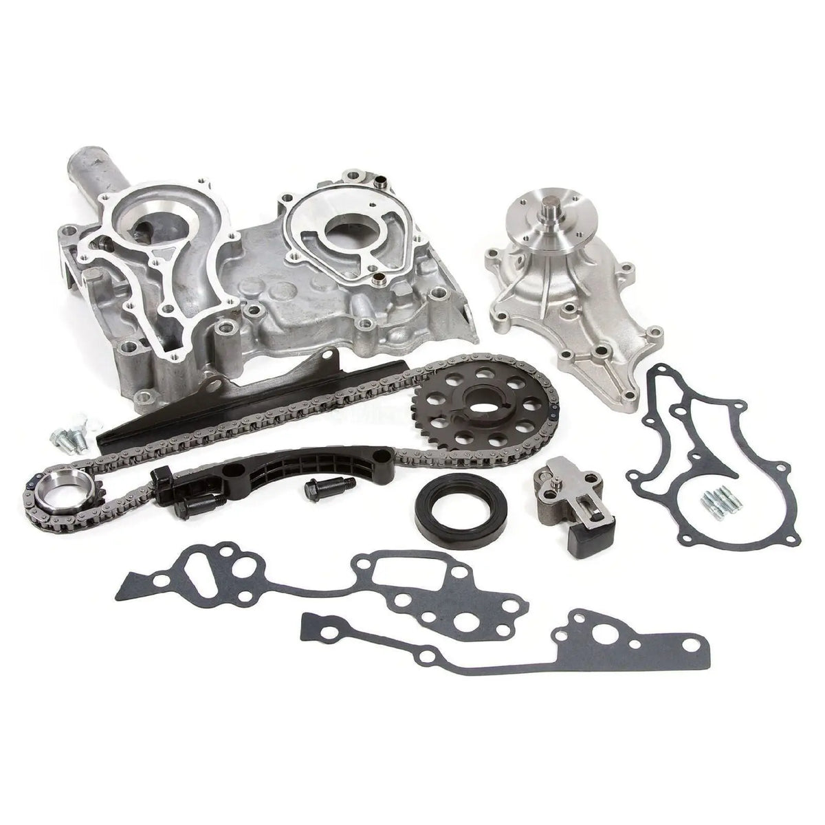 Heavy Duty Timing Chain Kit Cover Water Pump Fit 85-95 2.4 Toyota 22R ...