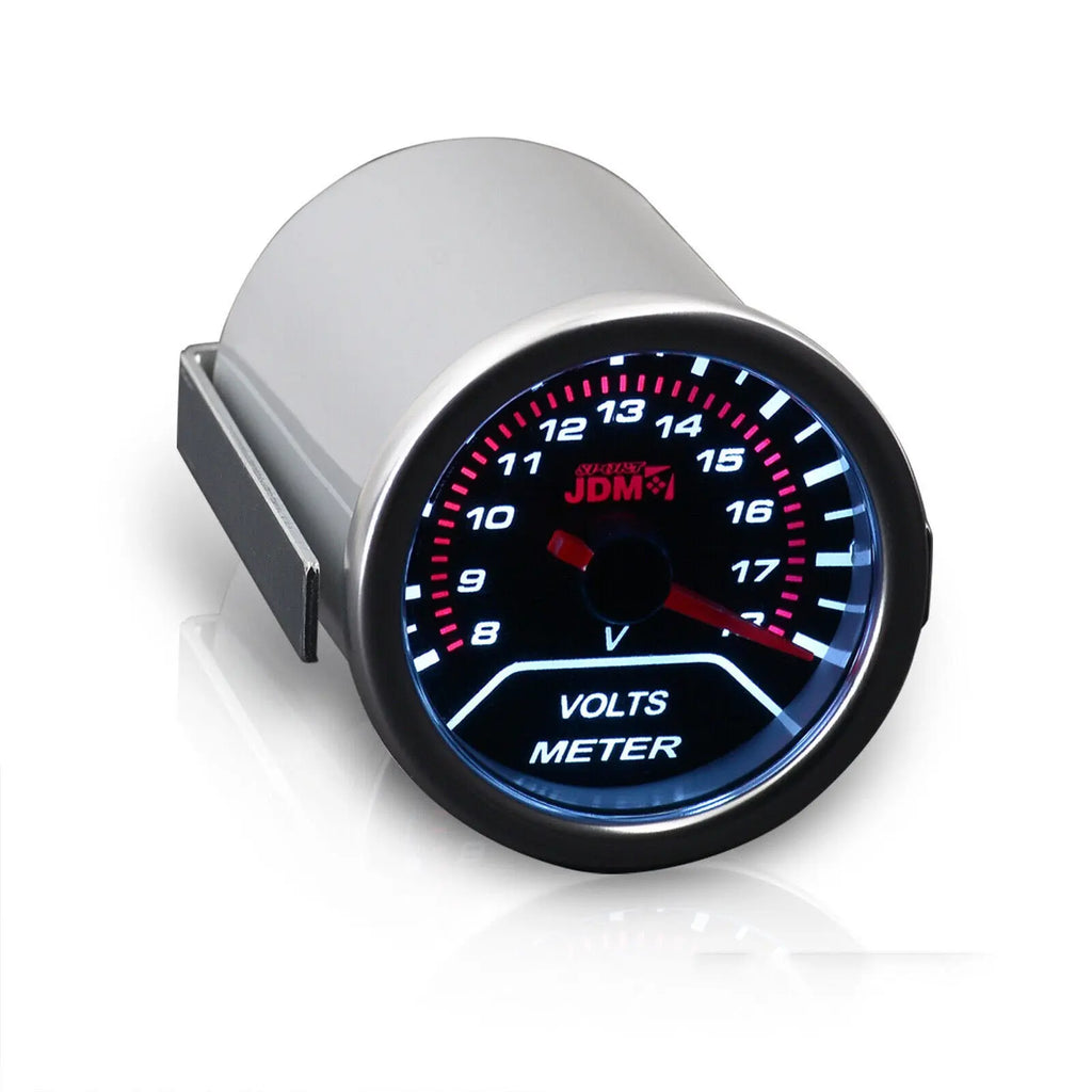 Jdm Volt Voltage Gauge Meter Led Display Smoke Lens Tint Indicator ...