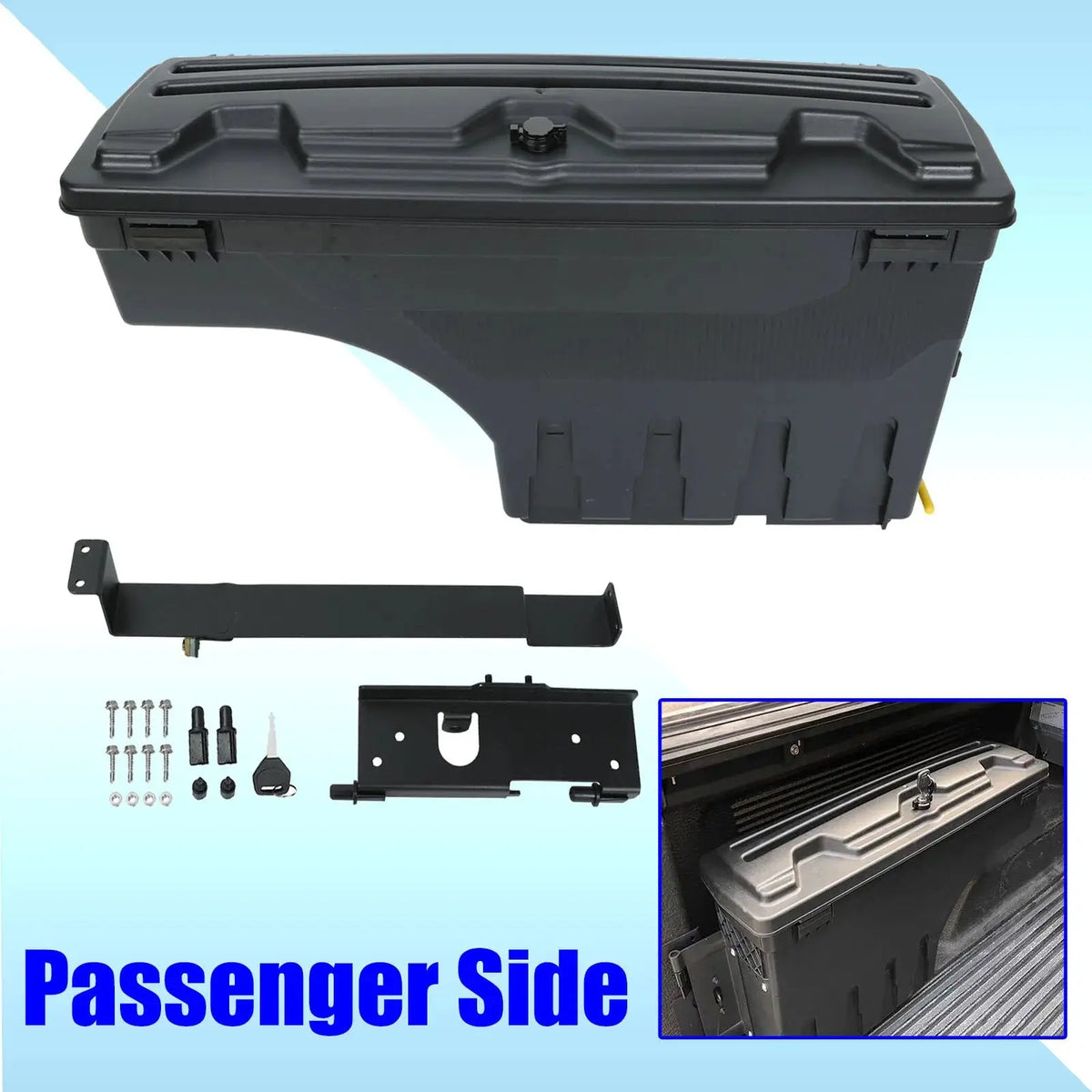 Lockable Truck Bed Storage Box Passenger Side 04-12 Chevy Colorado /Ca ...