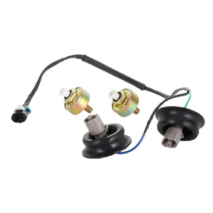 Pair Kit Front Knock Sensor W/Harness Assembly For 2002-2006 Cadillac ...