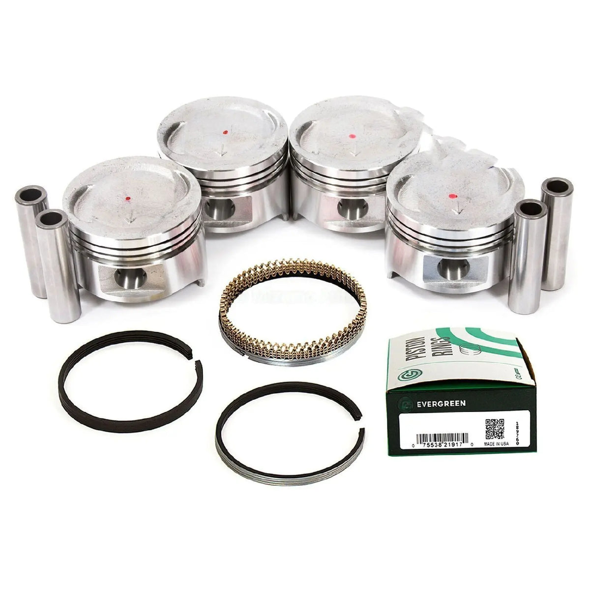 Pistons w/ USA Rings fit 86-95 Suzuki Samurai Swift Sidekick 1.3L G13A ...