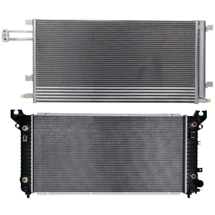 Radiator & AC Condenser Cooling Kit 15 16 Cadillac Escalade Chevrolet ...