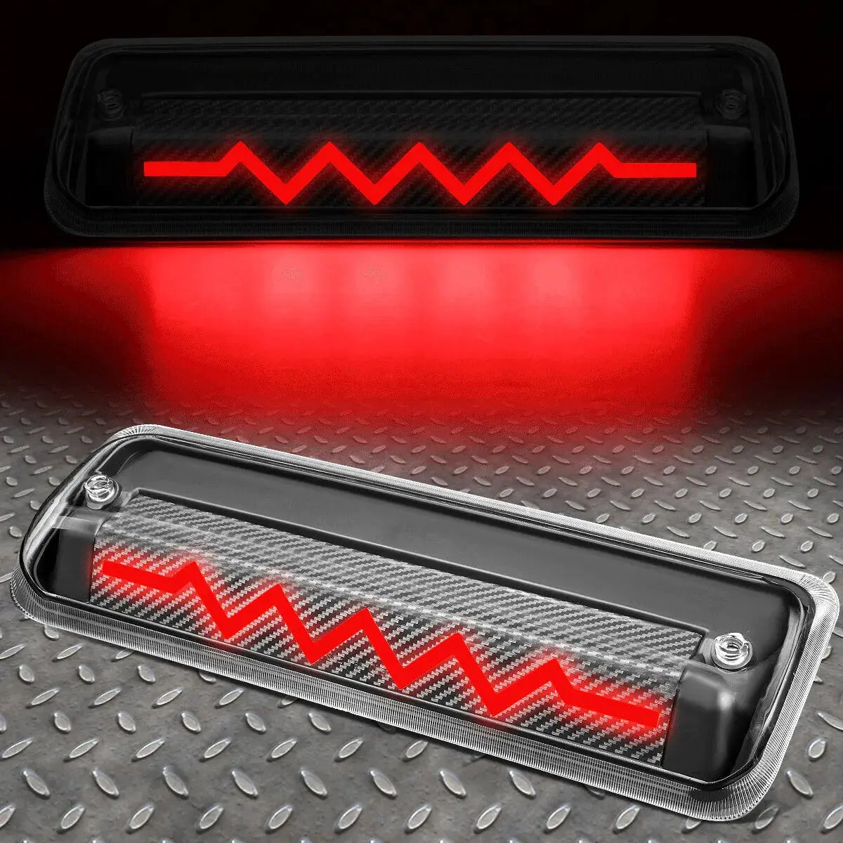 [Sequential Heartbeat Led]04-10 Ford F-150 Explorer Carbon Third Brake ...