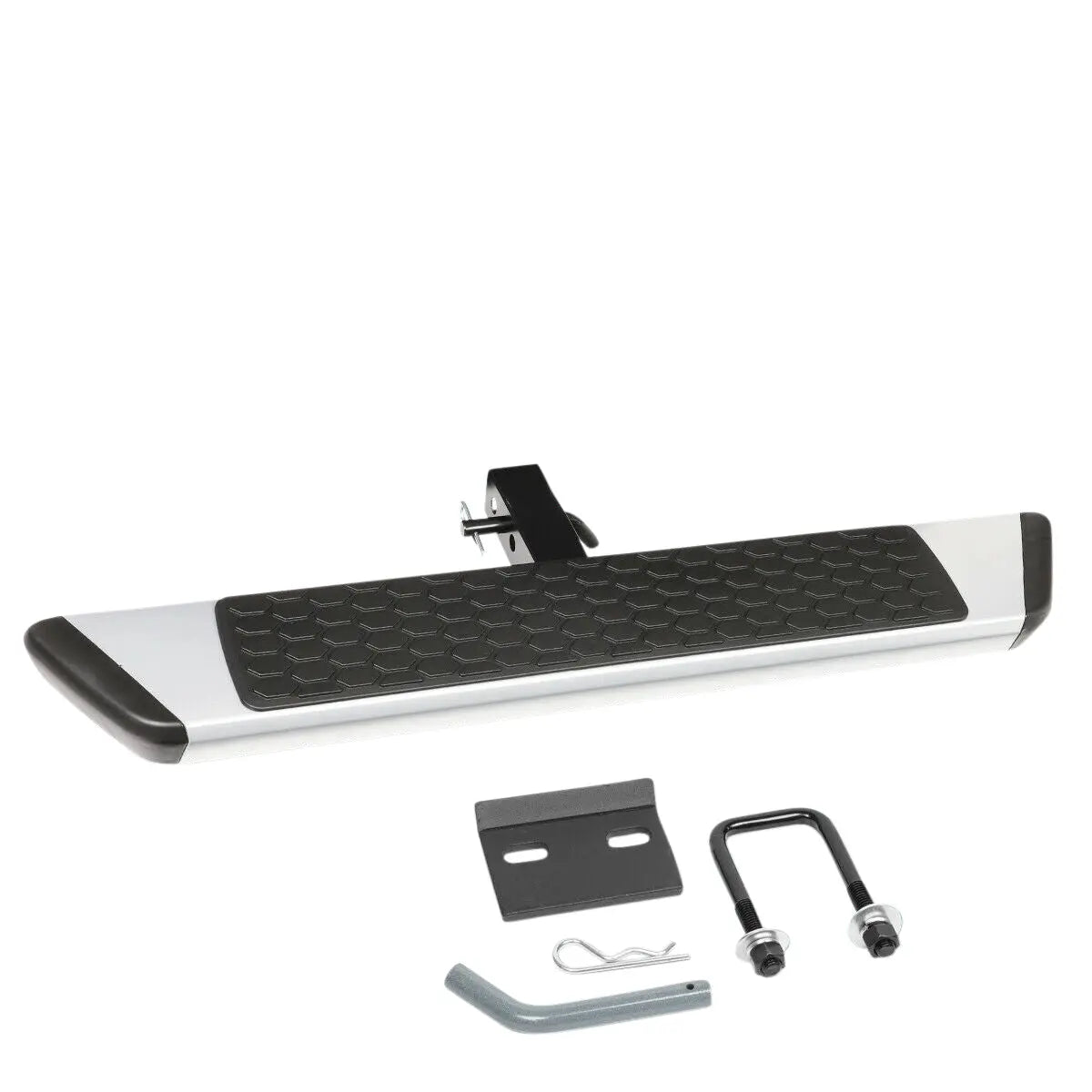 Silver 36"Wide X 5.5"L Universal 2" Receiver Trailer Rear Bumper Hitch ...