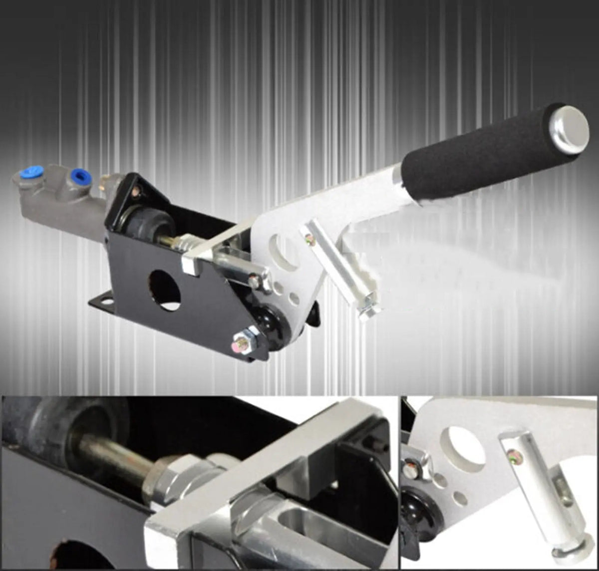 Silver Hydraulic Hand Brake E-Brake Drifter Road Lock Level Handle ...