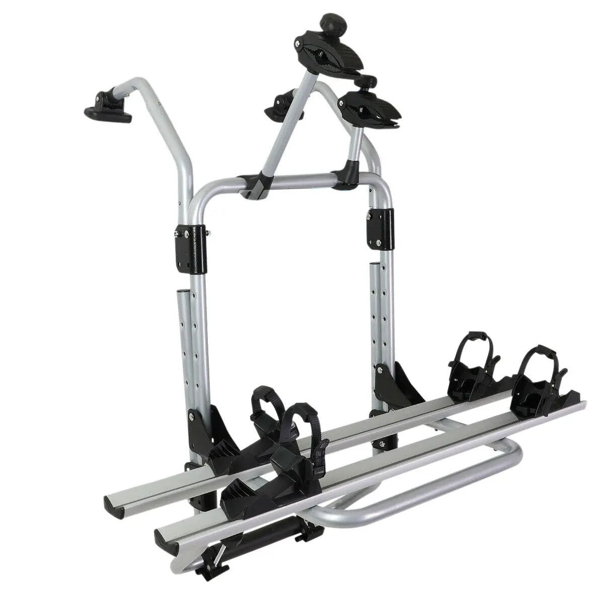 Silver Mild Steel Trunk Mount Bracket Arm Kit Rear Bicycle/Bike Rack C ...