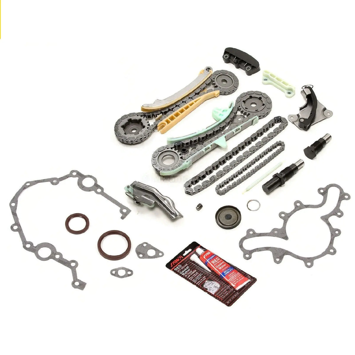 Timing Chain Kit Timing Cover Gaskets Oil seal Fit 97-11 Ford 4.0 SOHC ...