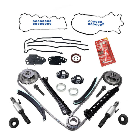Timing Chain Kit+Cam Phasers+VVT Valves 5.4L Triton 3V Ford F150 Linco ...