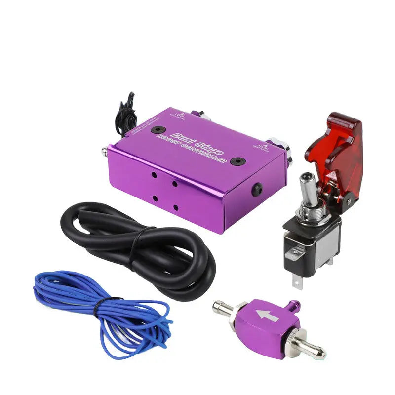 UNIVERSAL DUAL STAGE TURBO/CHARGER MANUAL BYPASS PSI BOOST CONTROLLER+ ...