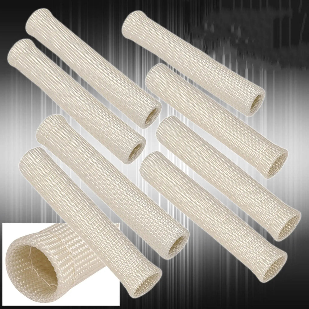 Universal 8X Heat Spark Plug Wire Tube Insulator Thermal Wrap Road Kit ...