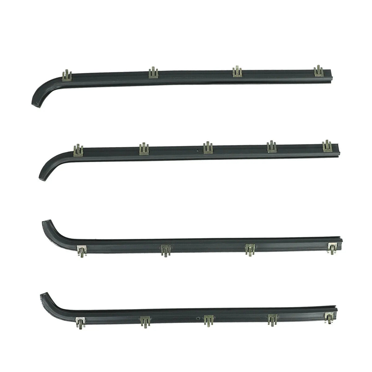 Weatherstrip Window Sweep Felts Seal (4)Set For 87-97 Ford F150 F250 F ...