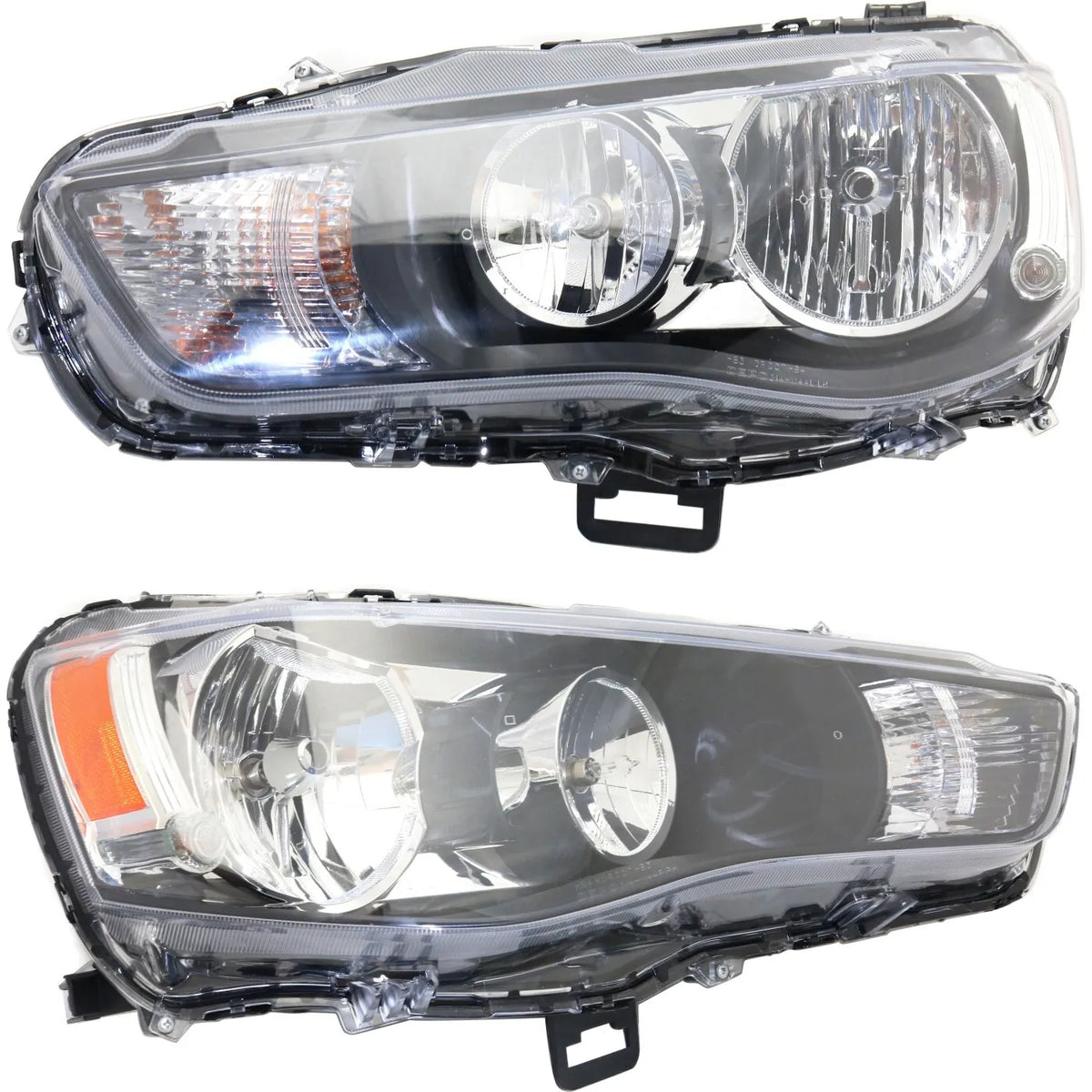 Headlight Set For 2010-2013 Mitsubishi Outlander Left and Right CAPA 2 ...