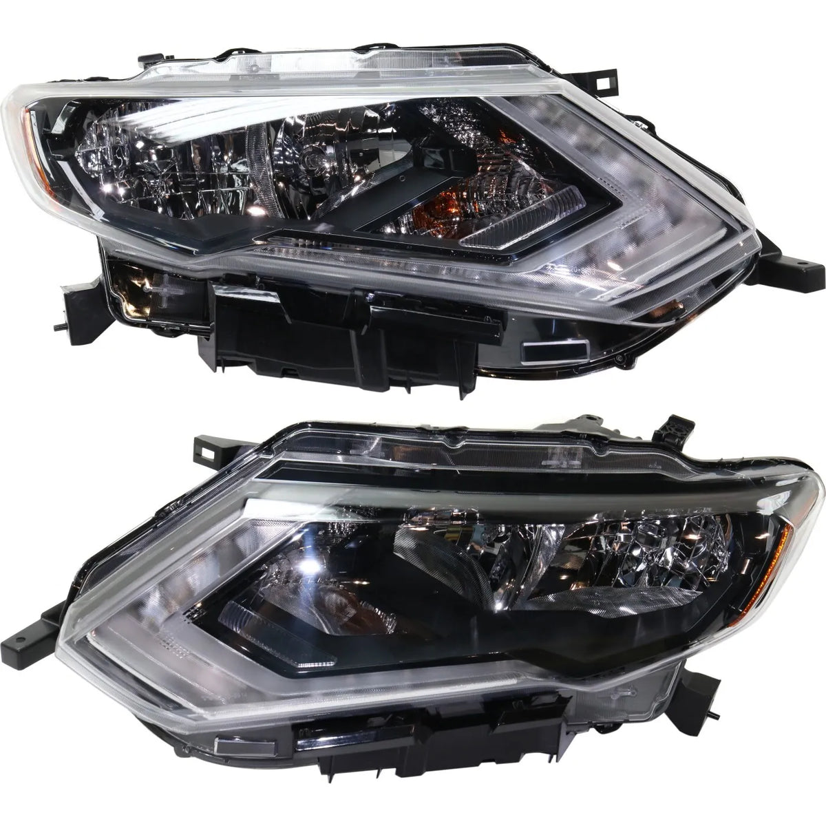 Headlight Assembly Set For 2017-2020 Nissan Rogue Left Right USA Built ...