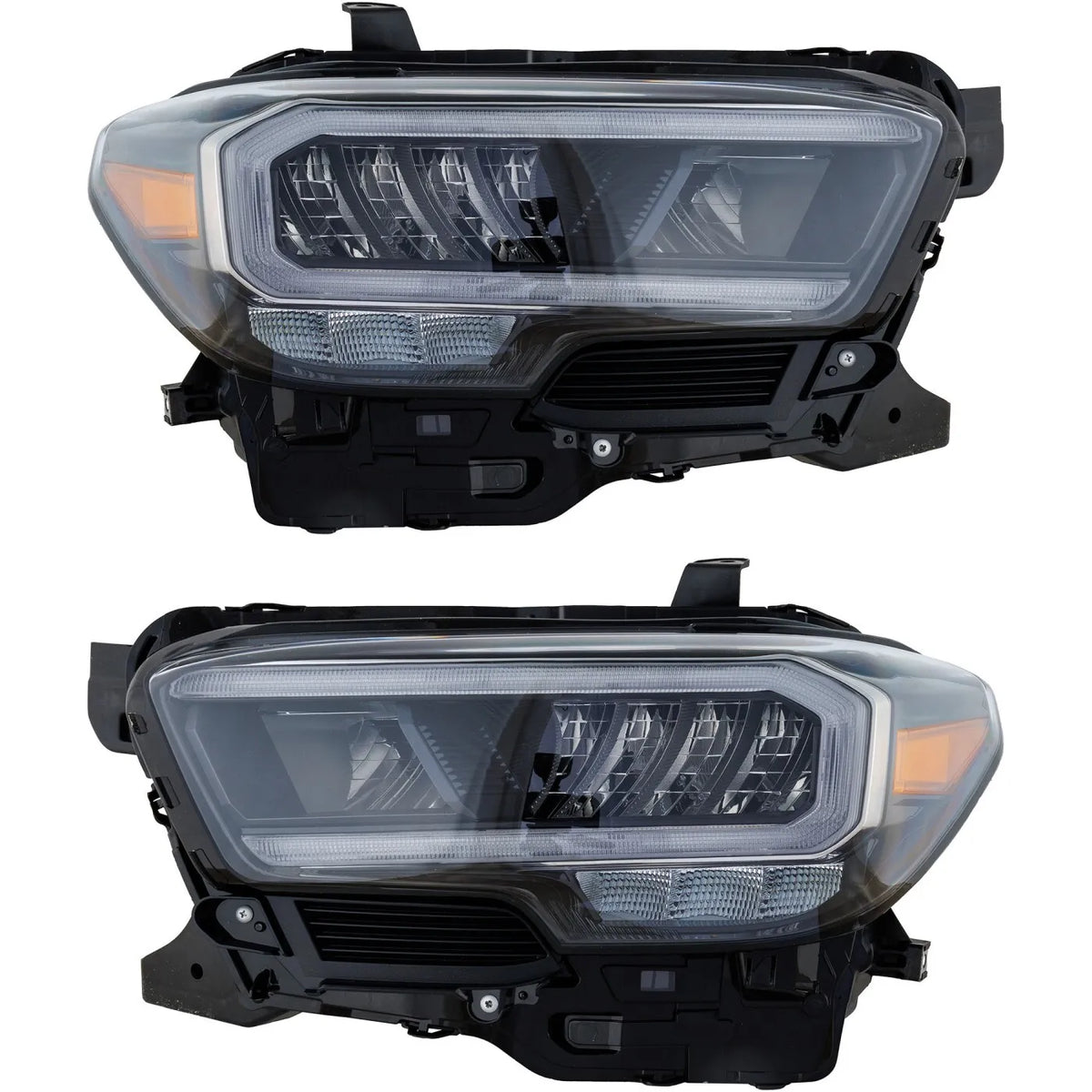 Pair Headlights Driving Head lights Headlamps Set of 2 Driver & Passen ...