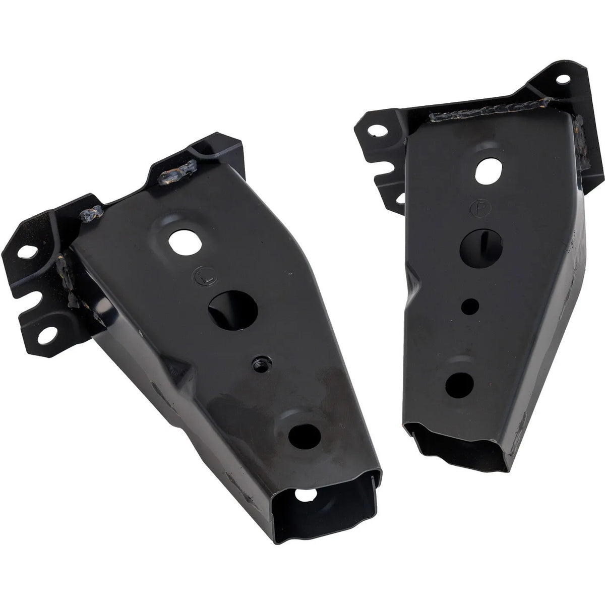 Set of 2 Bumper Face Bar Brackets Retainer Mounting Braces Left & Righ ...